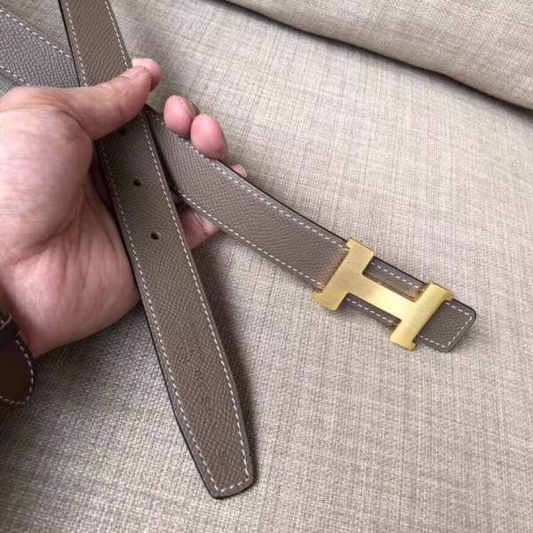 AAA Hermes Mini Constance Belt Buckle & Taupe Epsom 24 MM Strap QY01398 ...