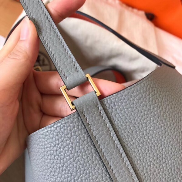 Hermes Bicolor Picotin Lock PM 18cm Blue Lin Bag QY01214 | Hermes Handbags