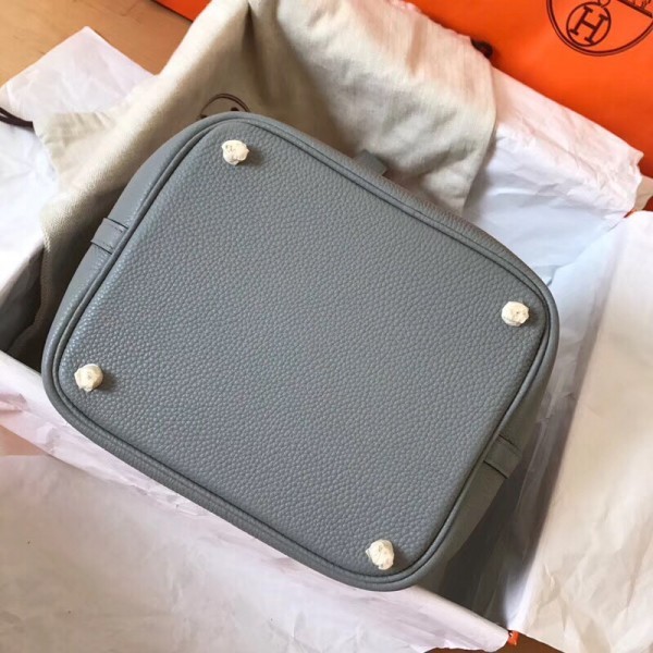 Hermes Bicolor Picotin Lock PM 18cm Blue Lin Bag QY01214 | Hermes Handbags