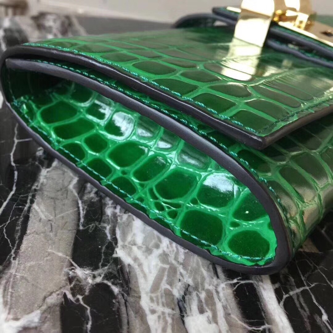 Hermes Medor Clutch Bag In Bamboo Crocodile Leather QY00139 | Hermes ...