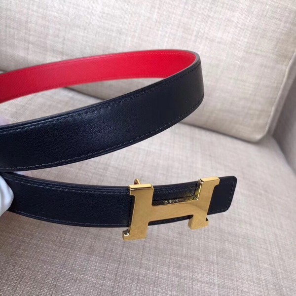 Hermes Mini Constance Belt Buckle & Red Epsom 24 MM Strap QY01556 ...